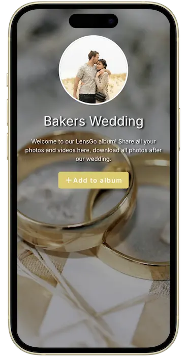 LensGo - Event photo and video sharing with QR code